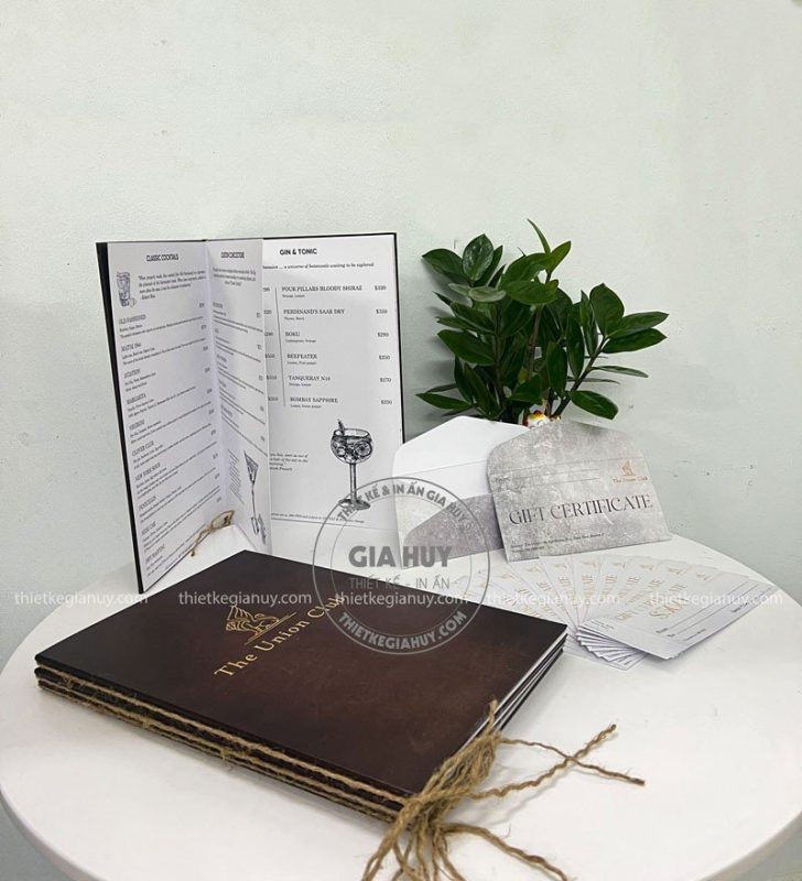 Mẫu menu độc lạ, sáng tạo nhất không thể bỏ qua