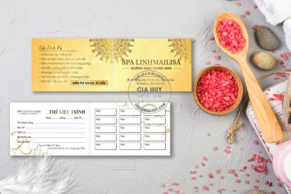15+ Mẫu thẻ liệu trình spa chuyên nghiệp - Thiết kế Gia Huy