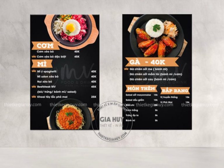 20+ Mẫu menu đồ ăn vặt, ăn nhanh đẹp, phù hợp xu hướng giới trẻ