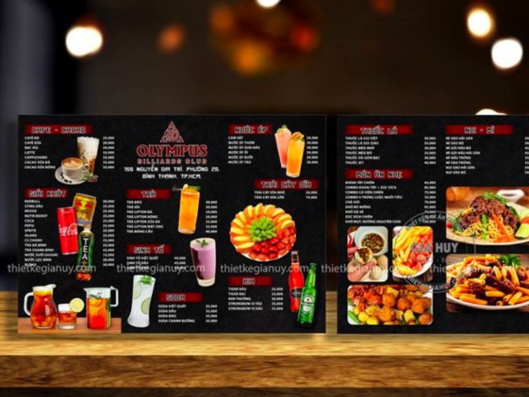 20+ Mẫu menu đồ ăn vặt, ăn nhanh đẹp, phù hợp xu hướng giới trẻ