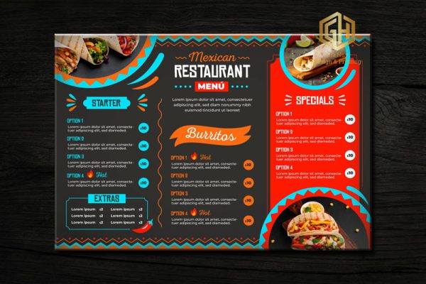 20+ Mẫu menu đồ ăn vặt, ăn nhanh đẹp, phù hợp xu hướng giới trẻ