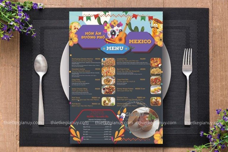 20+ Mẫu menu đồ ăn vặt, ăn nhanh đẹp, phù hợp xu hướng giới trẻ