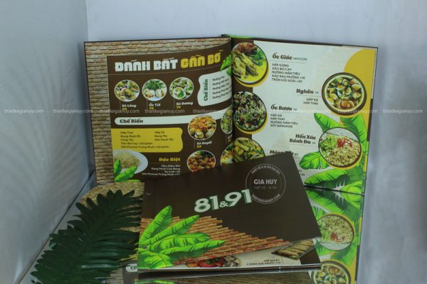 15+ Mẫu thiết kế menu quán ốc đẹp, hấp dẫn, thu hút thực khách