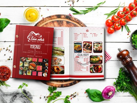 15+ Mẫu thiết kế menu quán ốc đẹp, hấp dẫn, thu hút thực khách