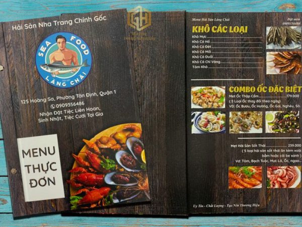 15+ Mẫu thiết kế menu quán ốc đẹp, hấp dẫn, thu hút thực khách