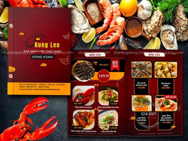 15+ Mẫu thiết kế menu quán ốc đẹp, hấp dẫn, thu hút thực khách