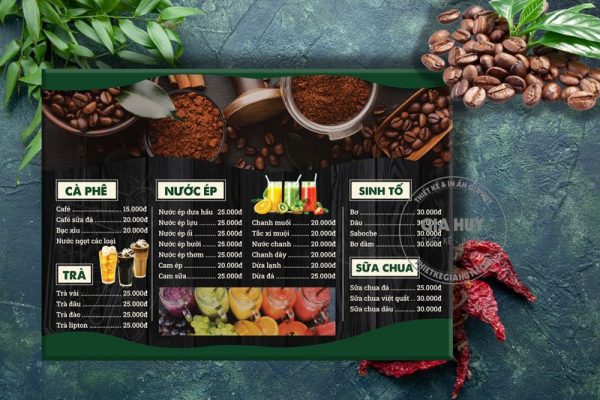 100+ Mẫu thiết kế menu quán cafe đẹp, độc đáo và ấn tượng